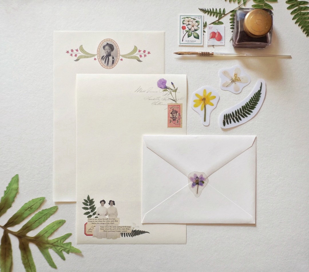 Naomi - Victorian Letter Set - Etsy
