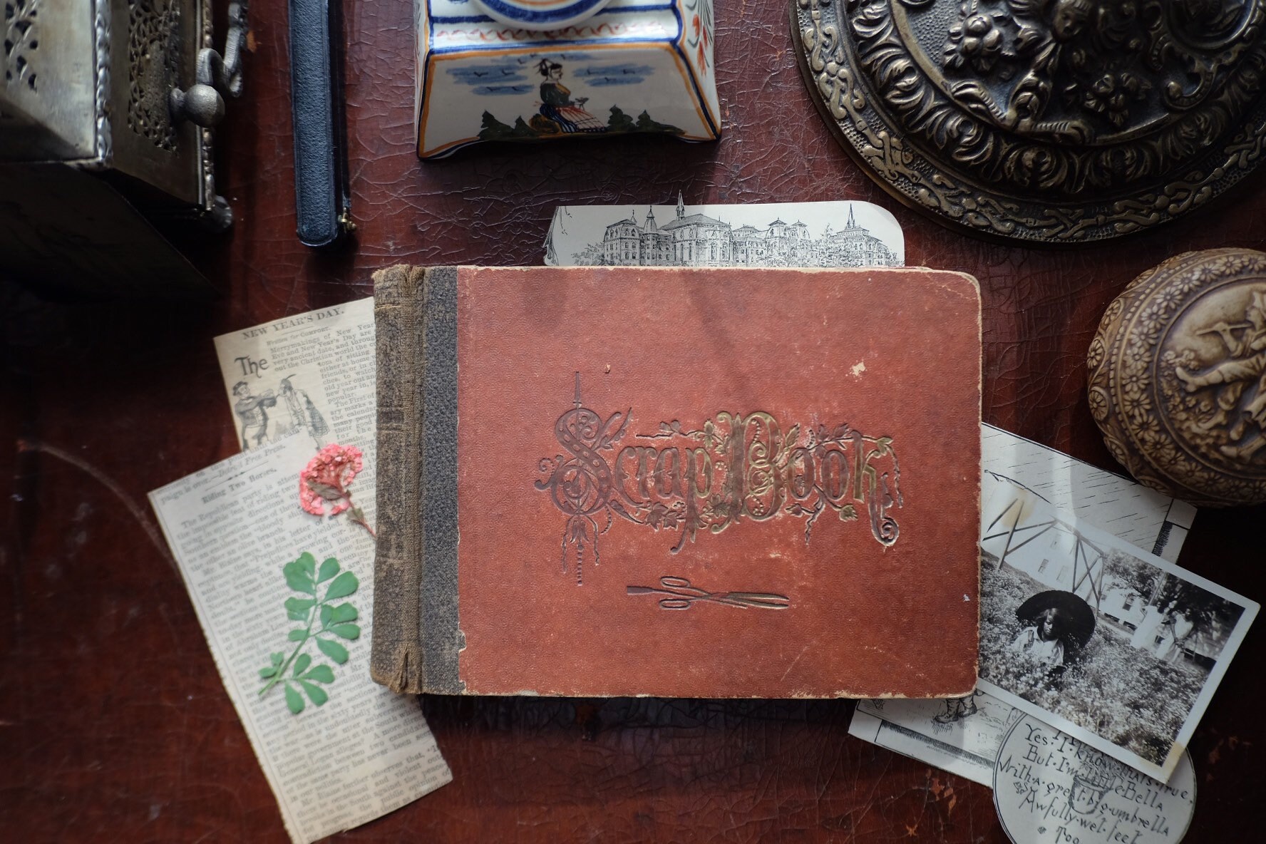 Mark Twain Self Pasting Scrapbook c. 1893 | Etsy