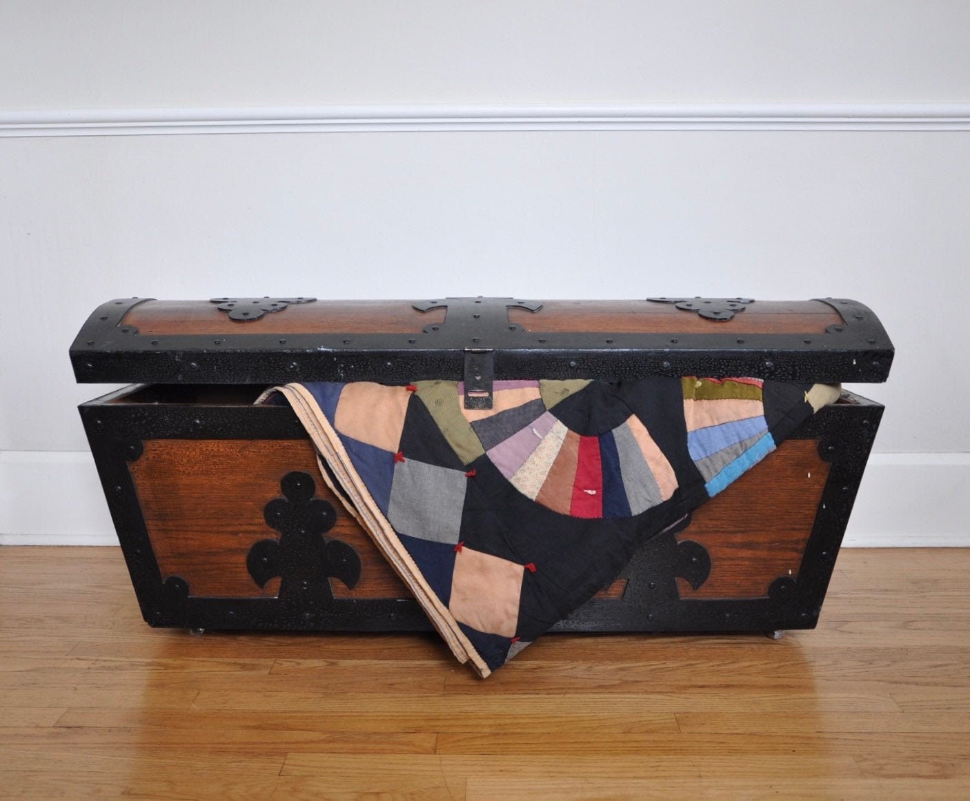 A Late 19th Century Domed Wood Chest Cedar-lined | Etsy