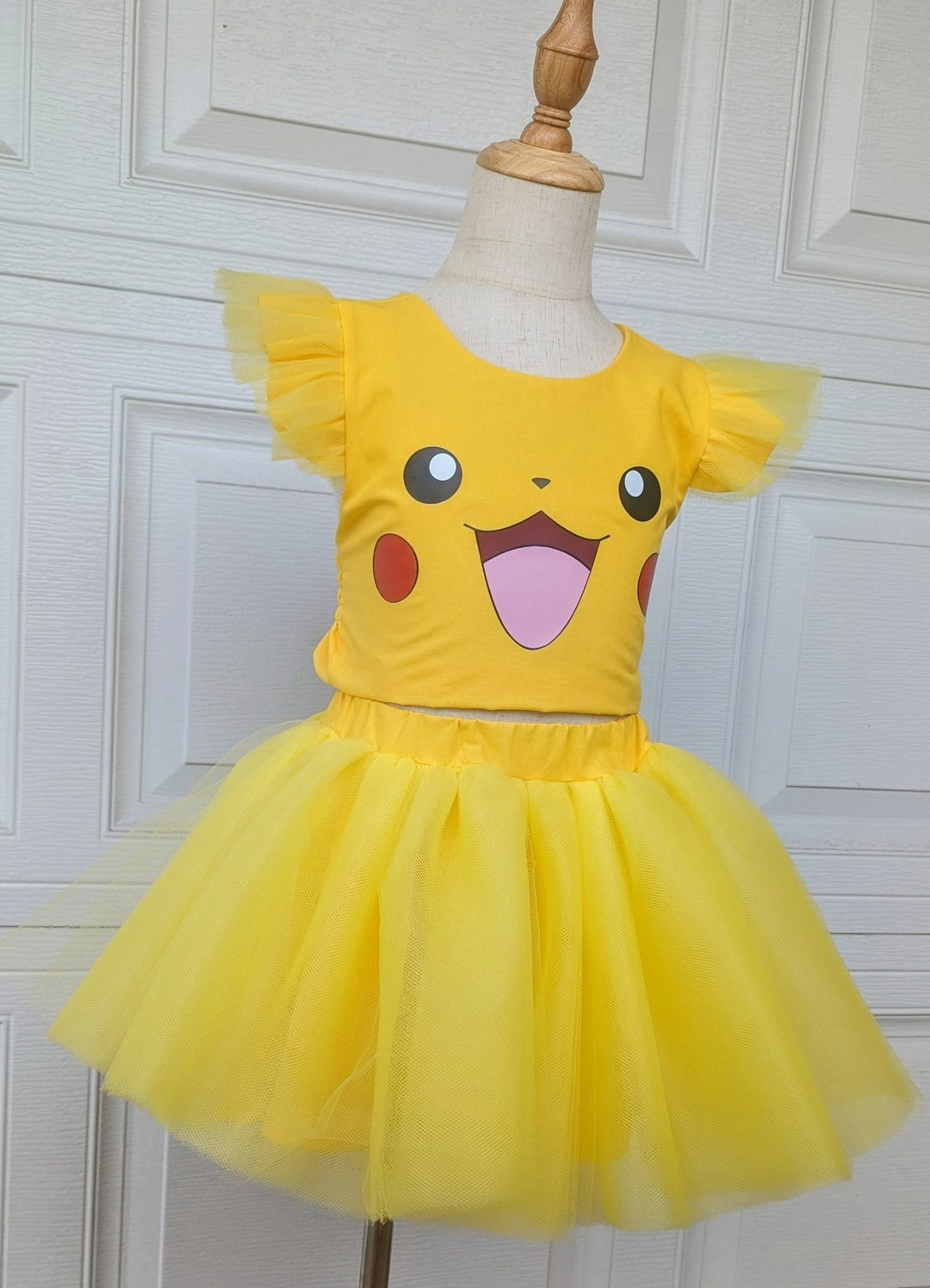 Pikachu Inspired Tulle Crop Top and Skirt Combo! - Etsy