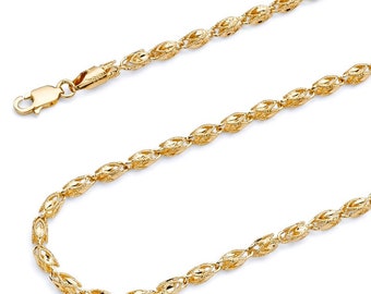 14k Turkish Gold Chain - Etsy