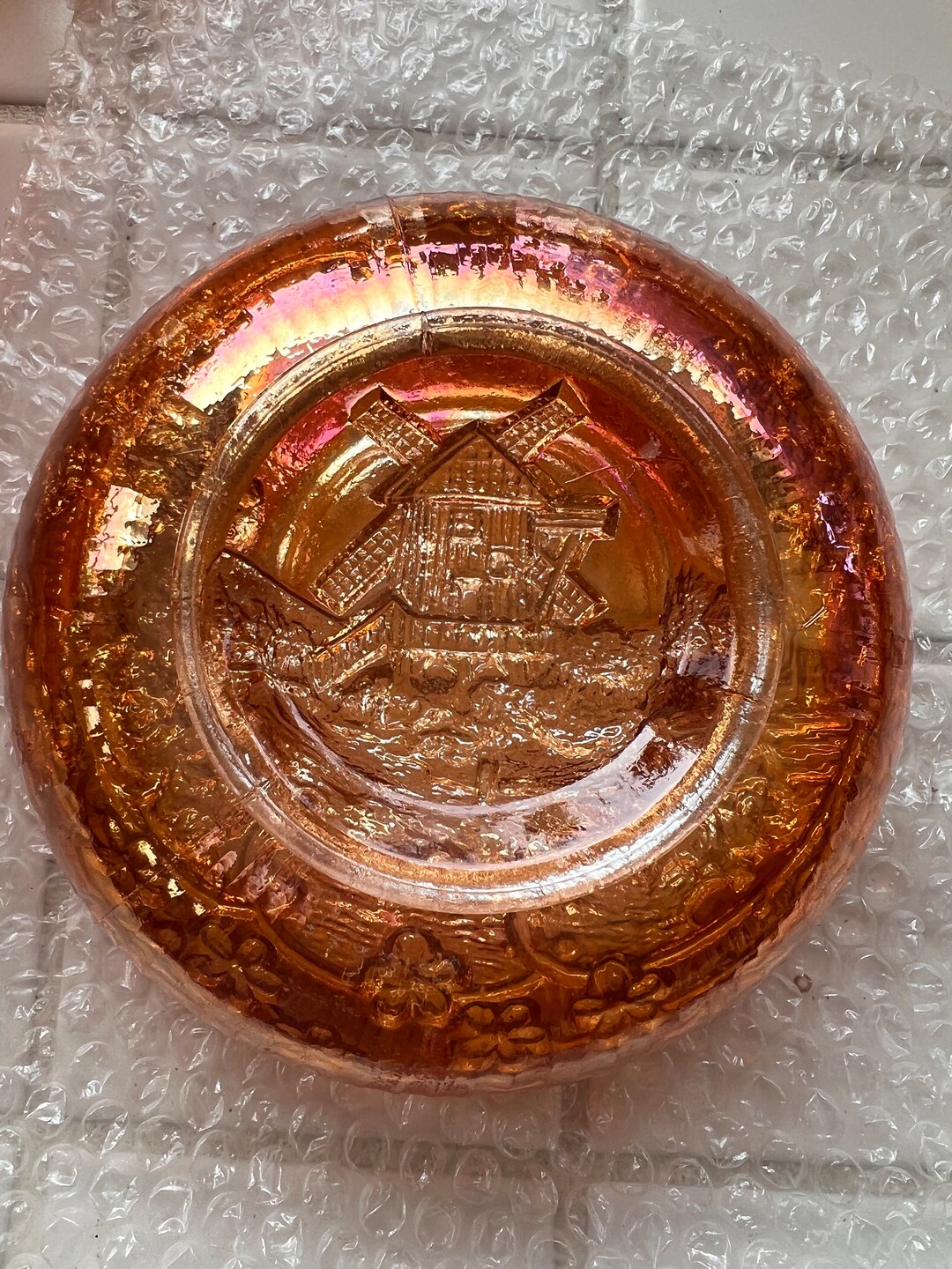 Imperial Glass Carnival Glass Dish - Etsy