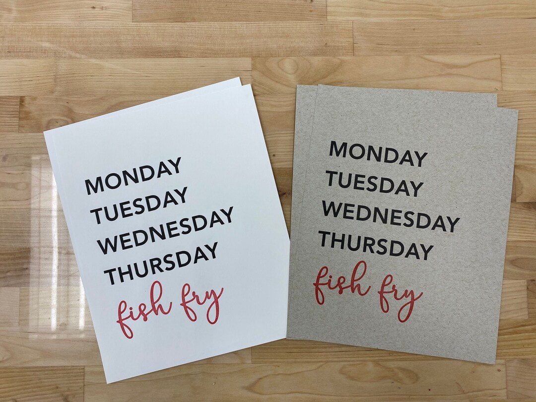 Wisconsin Fish Fry Letterpress Print | Wisconsin Sayings, Wisconsin ...