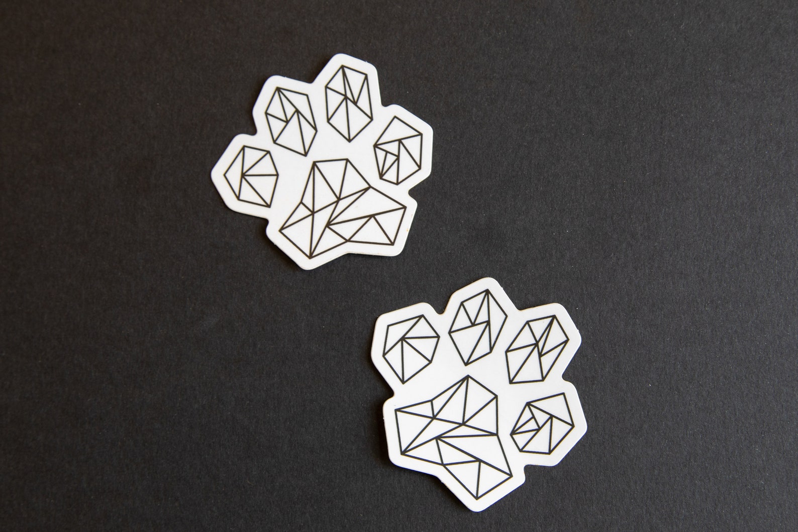 Dog Geometric Paw Sticker Dog Sticker Puppy Sticker Puppy - Etsy