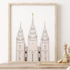 LDS Temple Cutout Activity | Build a Temple | Primary Activity | LDS ...