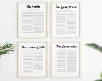 Lds Proclamation Set - Etsy