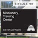 Printable LDS Missionary at Home MTC Sign - Editable PDF File in ...