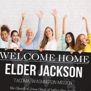 Welcome Home Missionary Banner Sign for Outdoor or Indoor Home Coming ...