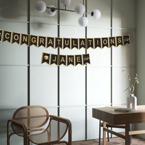 Congratulations Banner, Graduation Banner Printable, EDITABLE ...