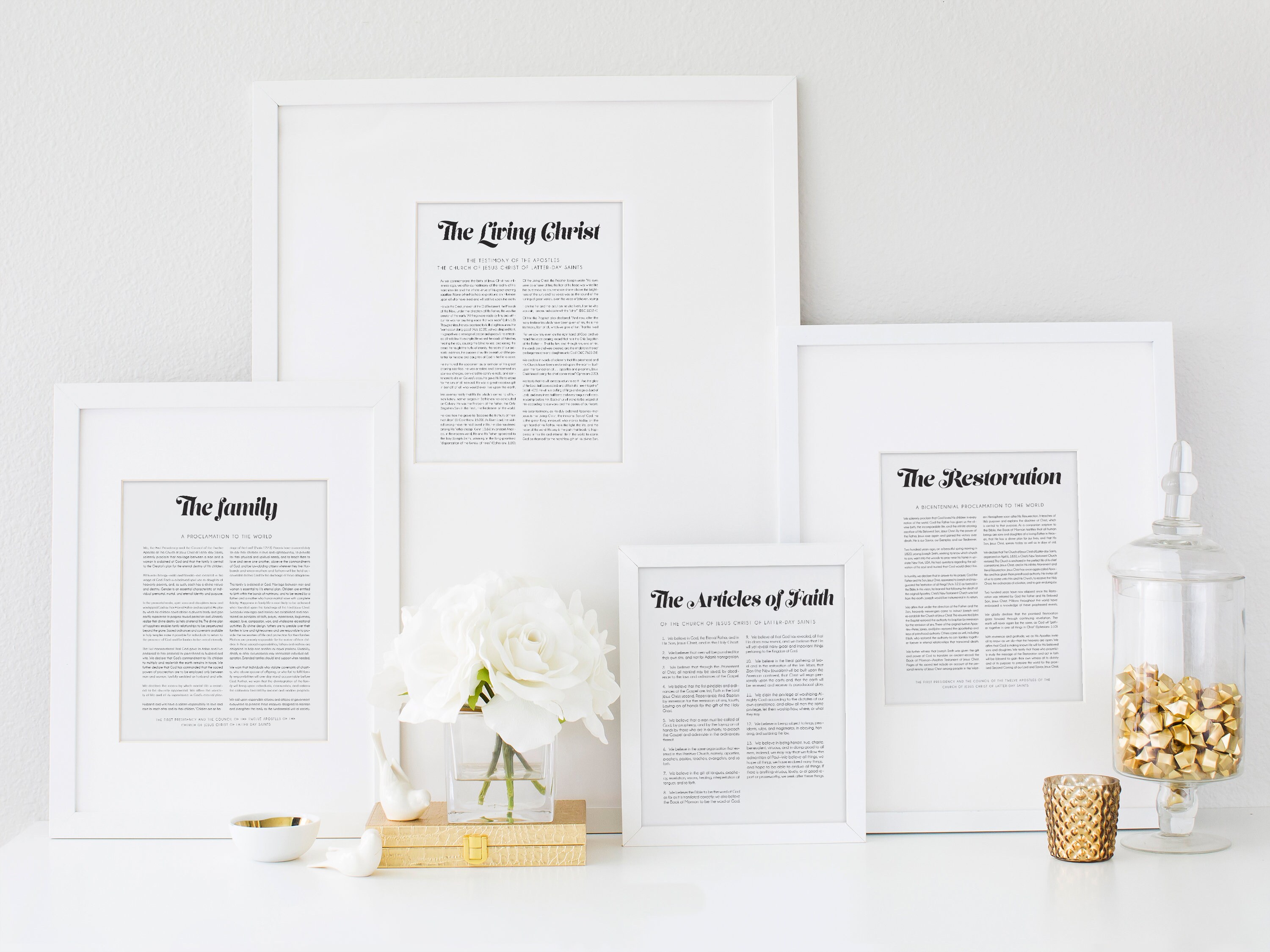 LDS Proclamation Bundle the Restoration the Living Christ - Etsy
