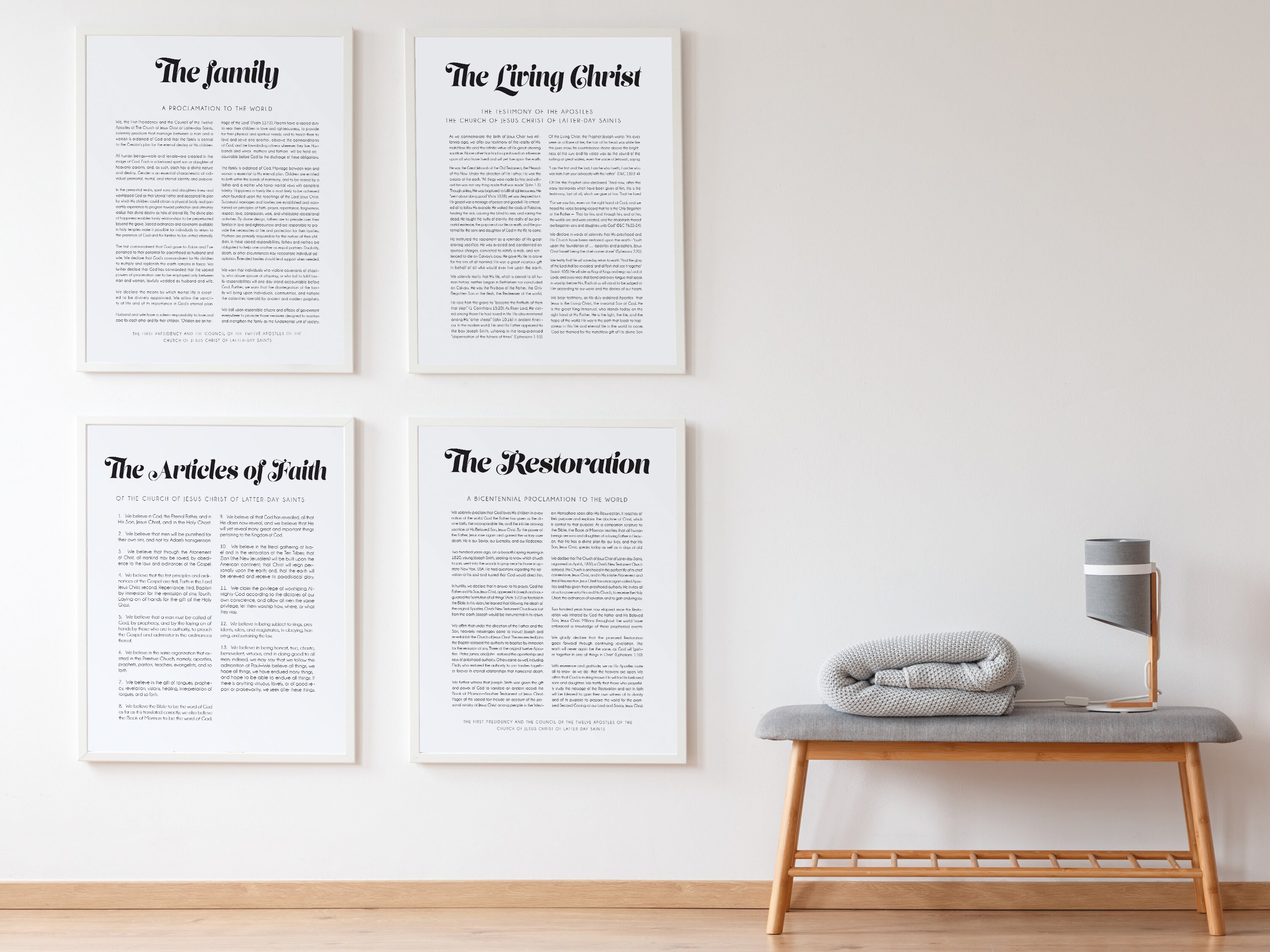 LDS Proclamation Bundle the Restoration the Living Christ - Etsy