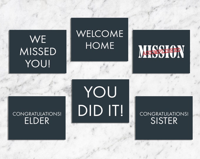 20 LDS Missionary Homecoming Welcome Signs - Etsy Canada