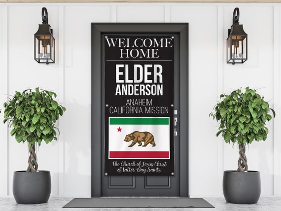 Welcome Home Missionary Banner Sign - Etsy