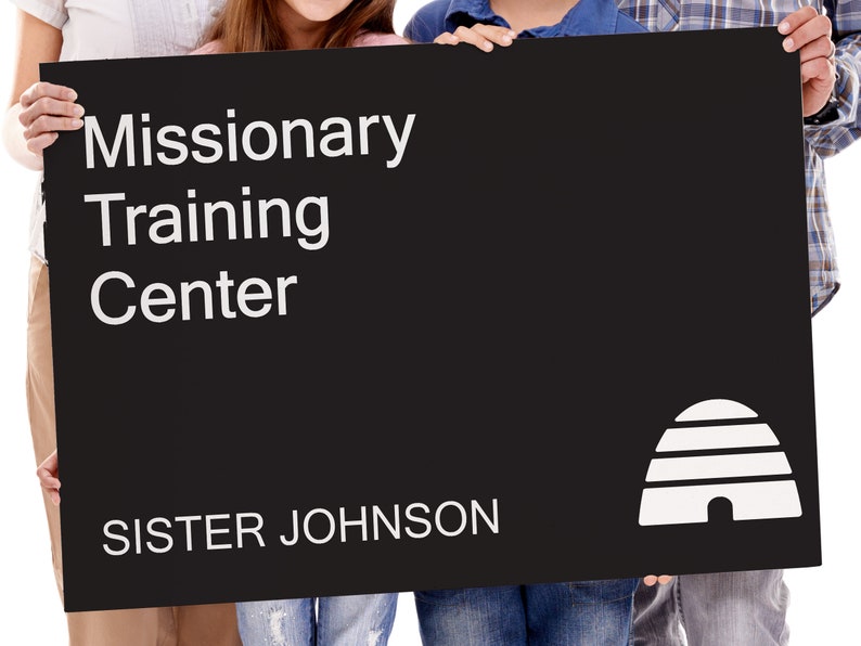 Printable LDS Missionary at Home MTC Sign Editable PDF file | Etsy
