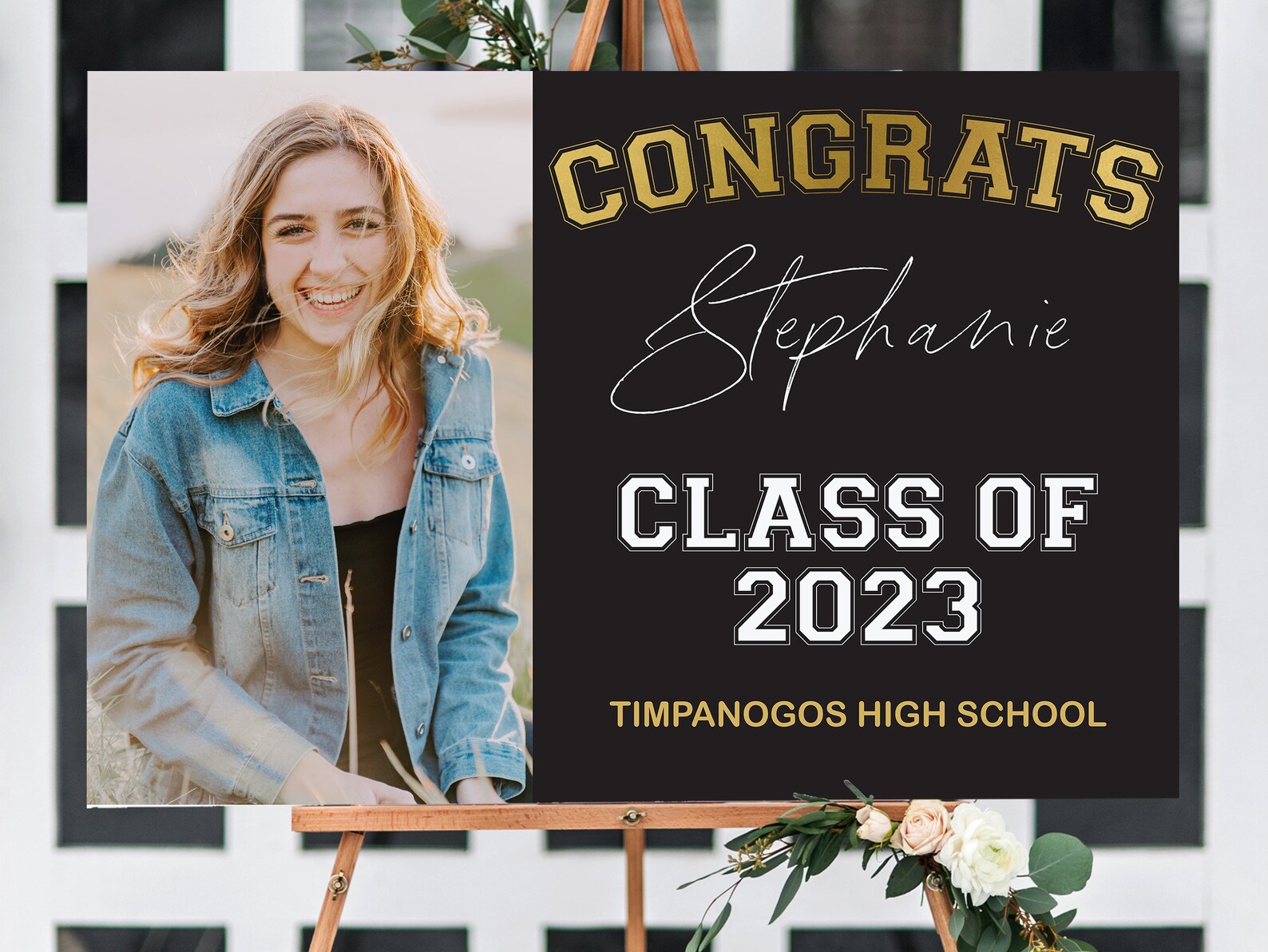 Custom Graduation Yard Sign Class of 2023 With Photo - Etsy
