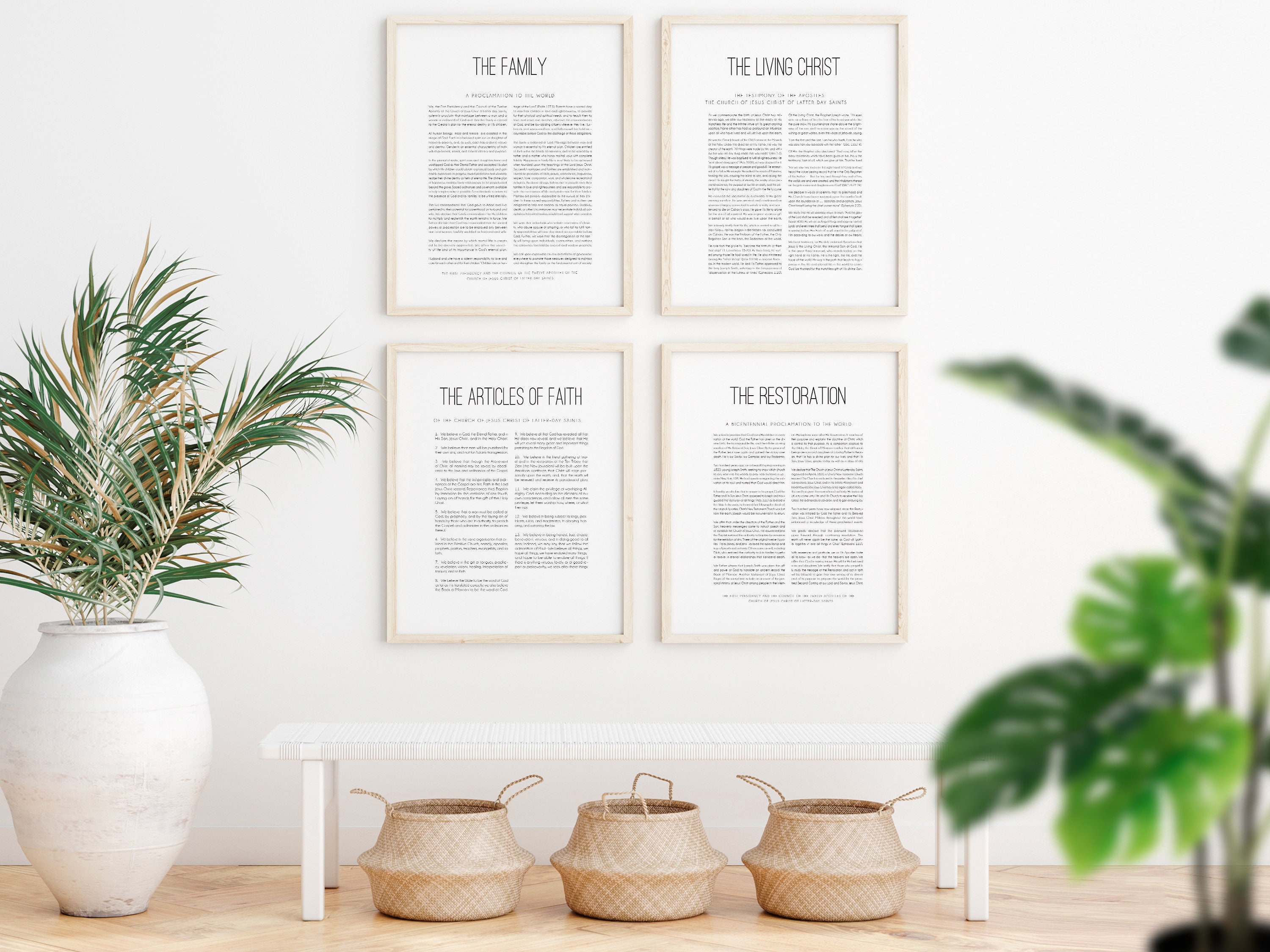 Modern LDS Set Digital Printable Proclamation the - Etsy