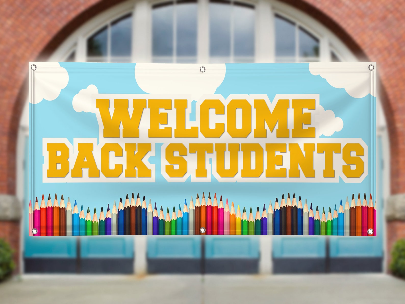 Back to School Sign Banner for Outdoor and Indoor Use Welcome - Etsy