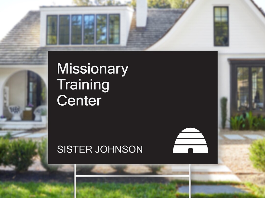 LDS Missionary at Home MTC Yard Sign or Digital Download - Etsy