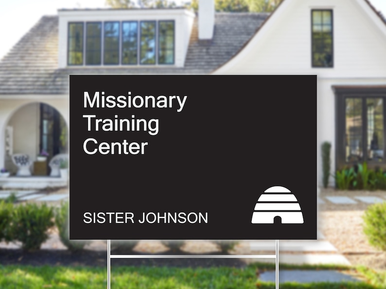LDS Missionary at Home MTC Yard Sign or Digital Download | Etsy