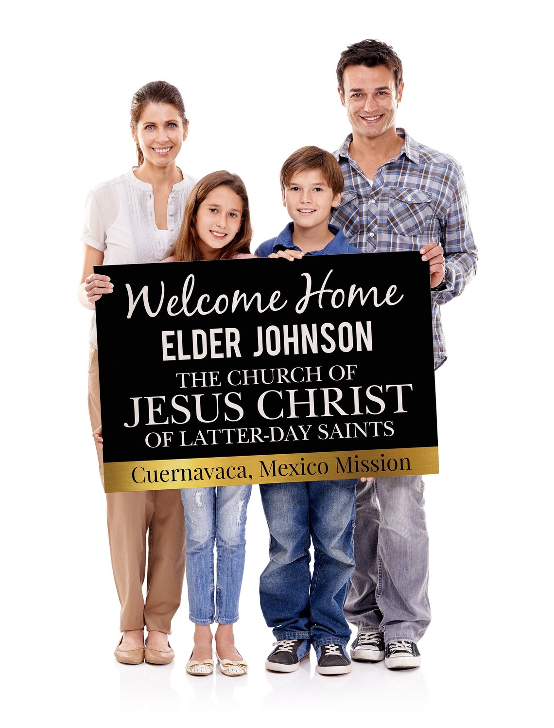 Custom Welcome Home Missionary Badge Yard Sign / Airport Sign | Etsy