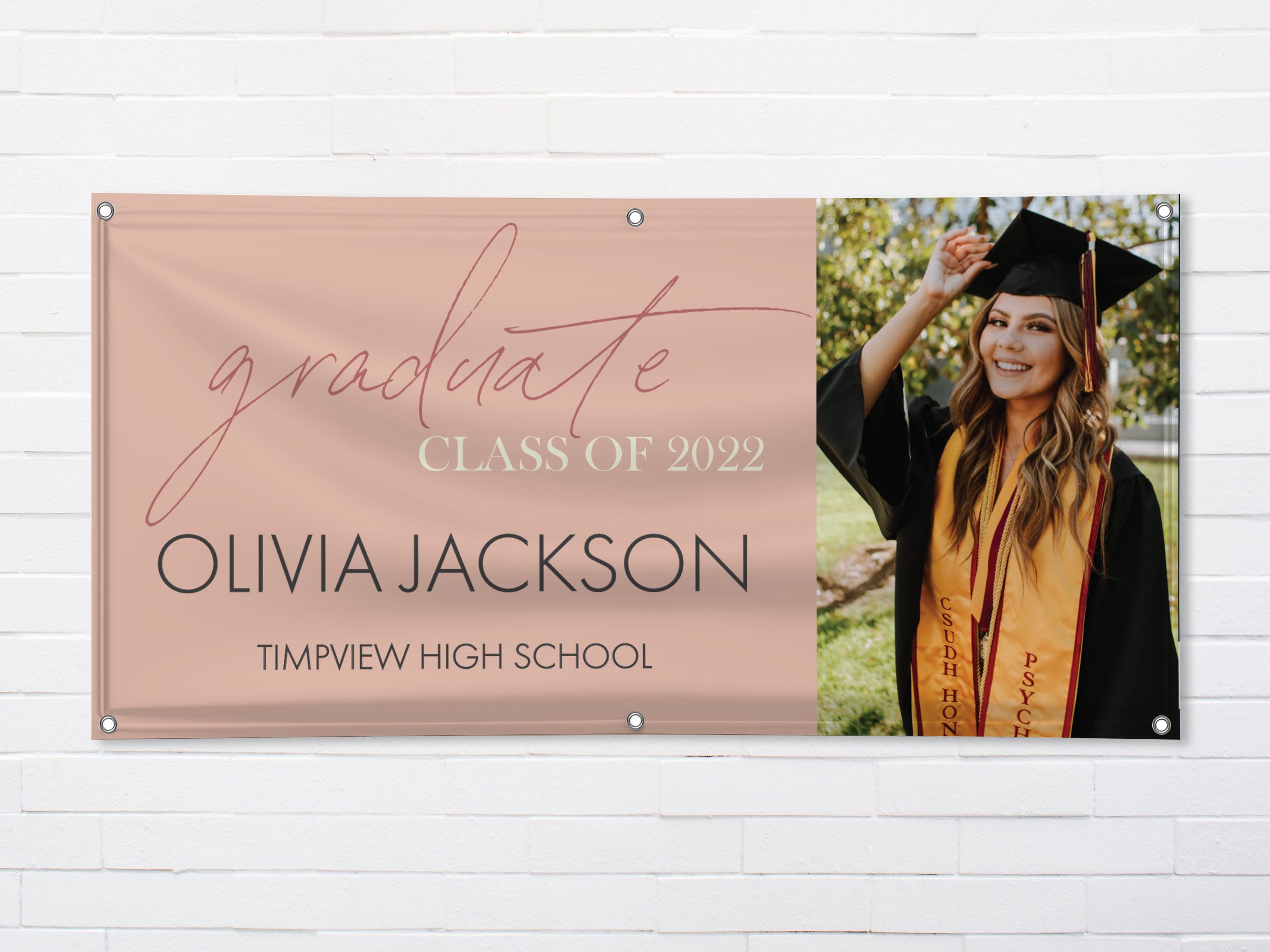 Outdoor Graduation Banner 2022 Picture Banner Class of 2022 - Etsy