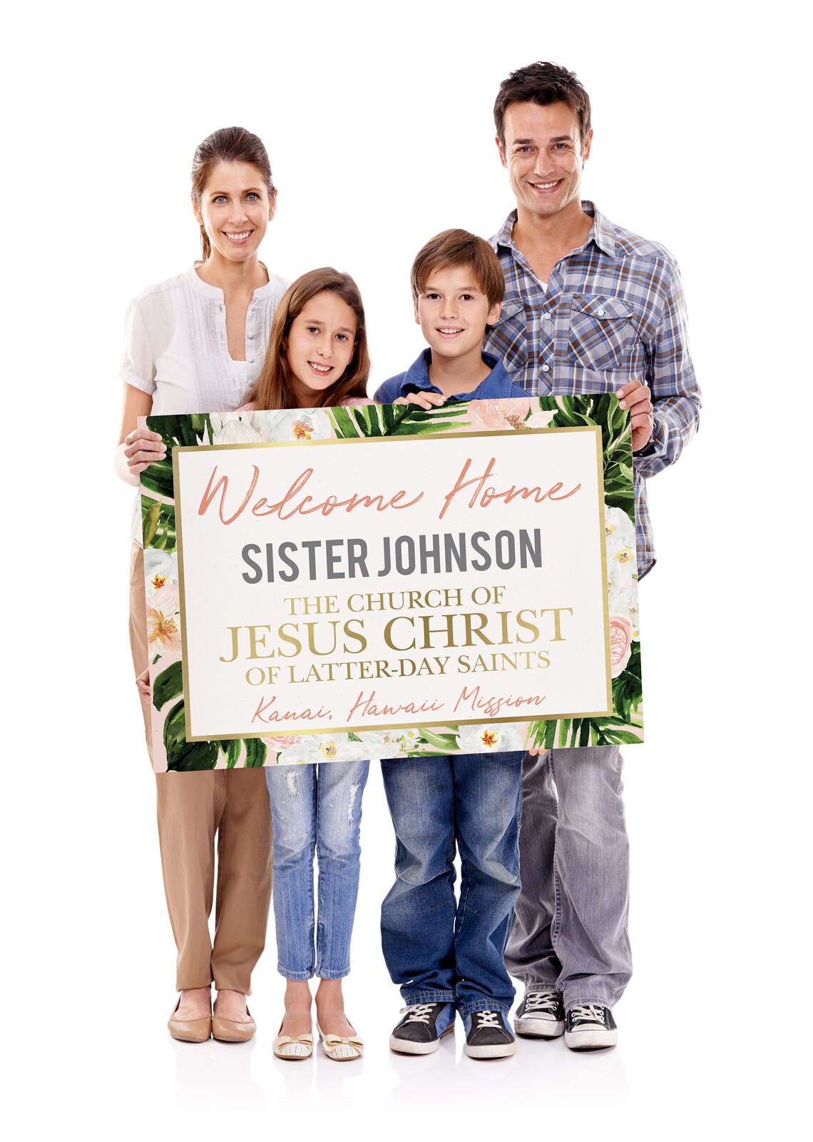 Custom Welcome Home Sister Missionary Badge Sign 24 X - Etsy