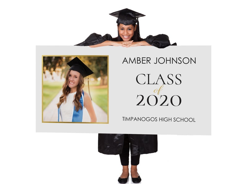 Class of 2020 High School Graduation Banner Congrats Grad | Etsy