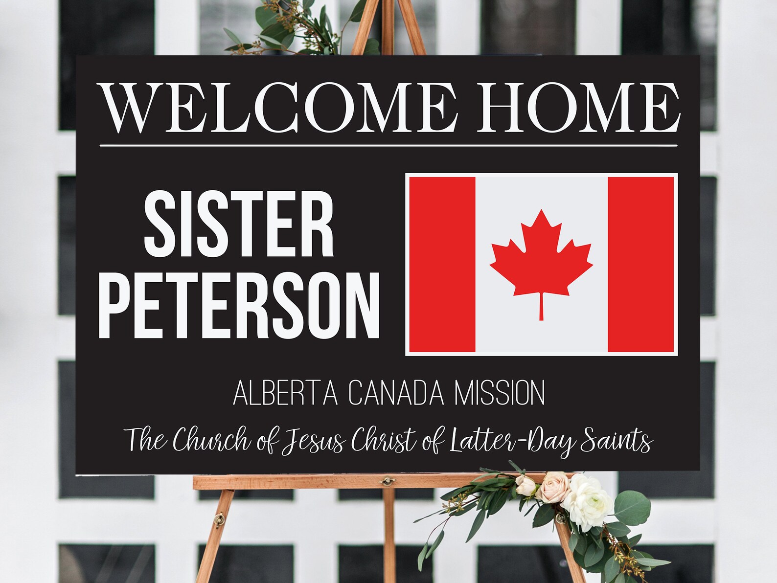 Custom Welcome Home Missionary Sign 24 x 36 in | Etsy