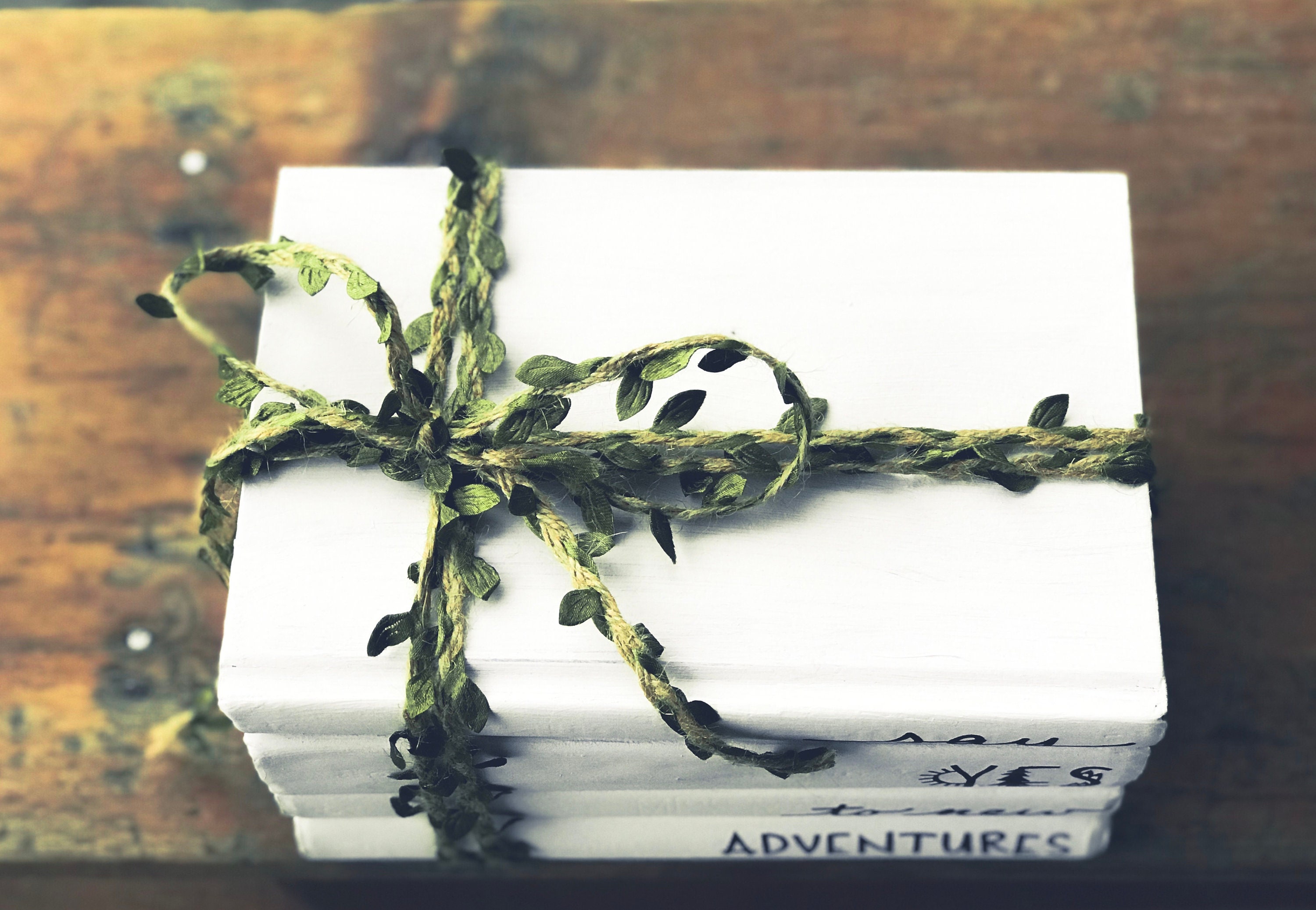 Adventure Quote Book Stack/ Book Lover Gift/ Library Decor/ - Etsy