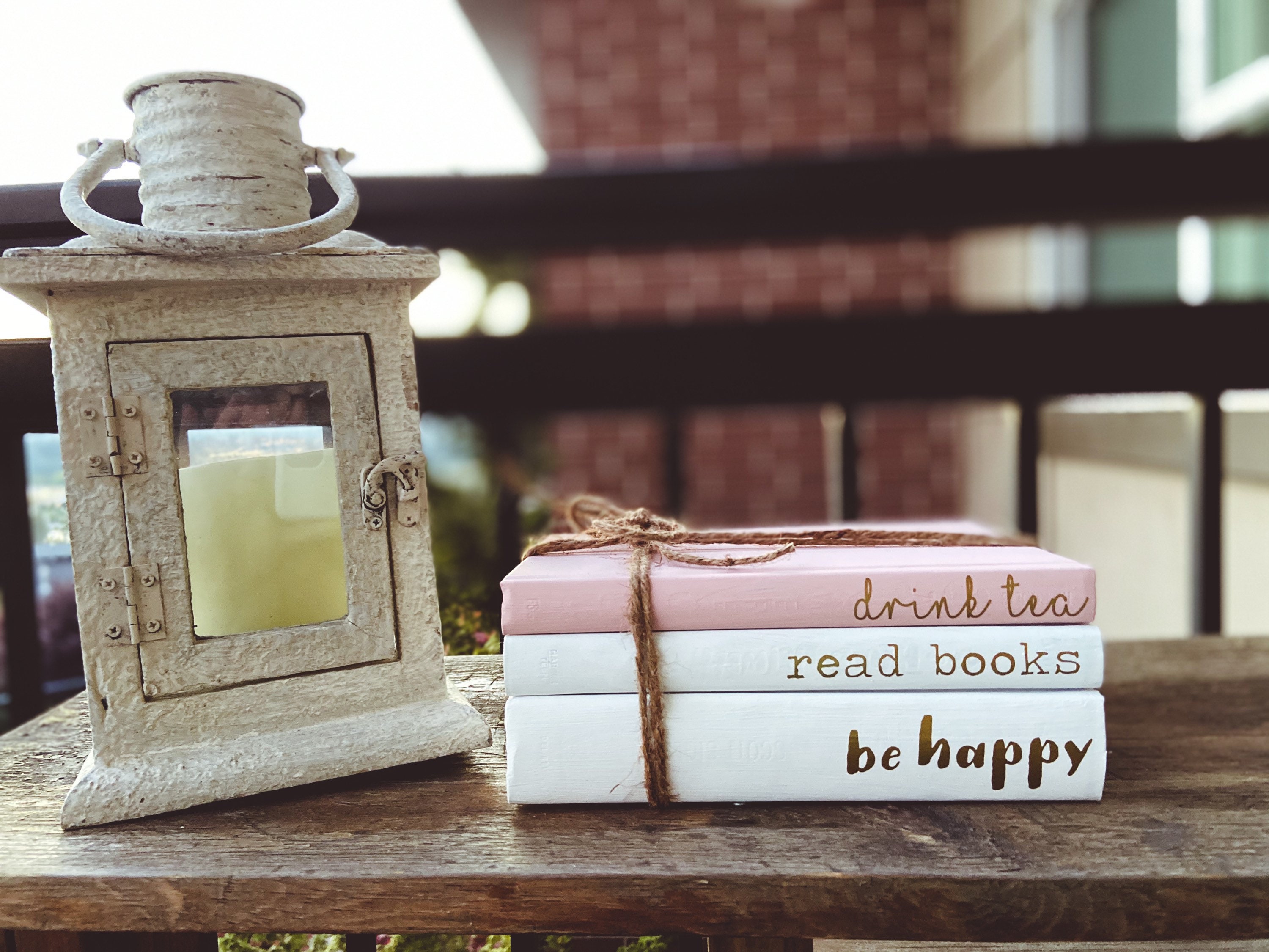 Gold Blush Book Decor/ Book Lover Gift/ Library Decor/ Luxury - Etsy