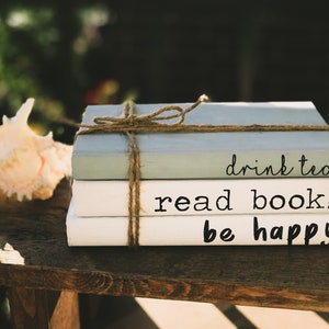 Decorative Books/ Book Lover Gift/ Library Decor/ Book Decor ...