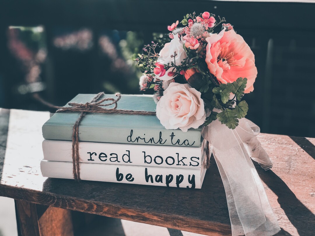 Decorative Books/ Book Lover Gift/ Library Decor/ Book Decor ...