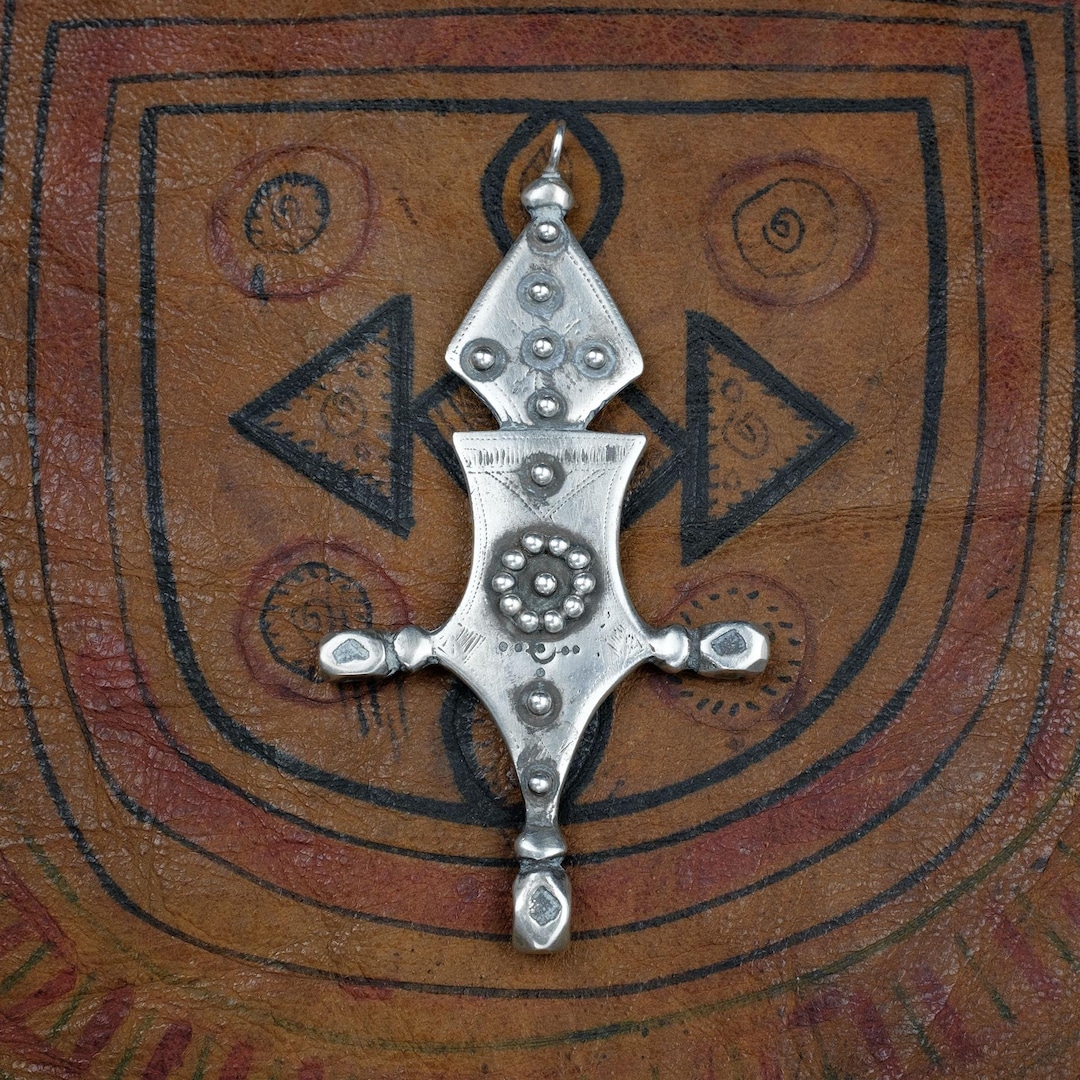 Old Tuareg Cross, Vintage Silver Tuareg Pendant, Berber Jewellery ...