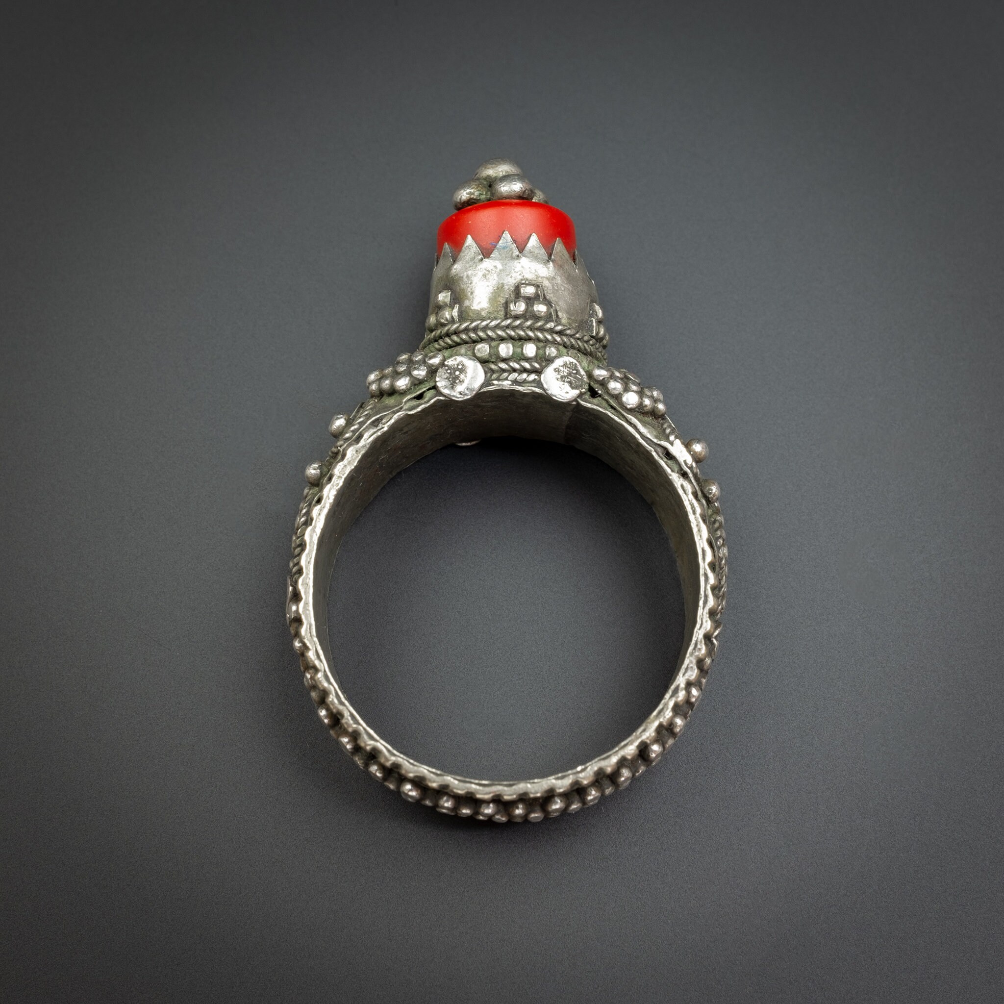 Old Silver Yemen Hair Ring, Yemeni Ring, Yemenite Jewellery, Ethnic ...