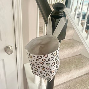 Car Trash Can With Hook Colorful Leopard | Car Trash Bag | Car ...