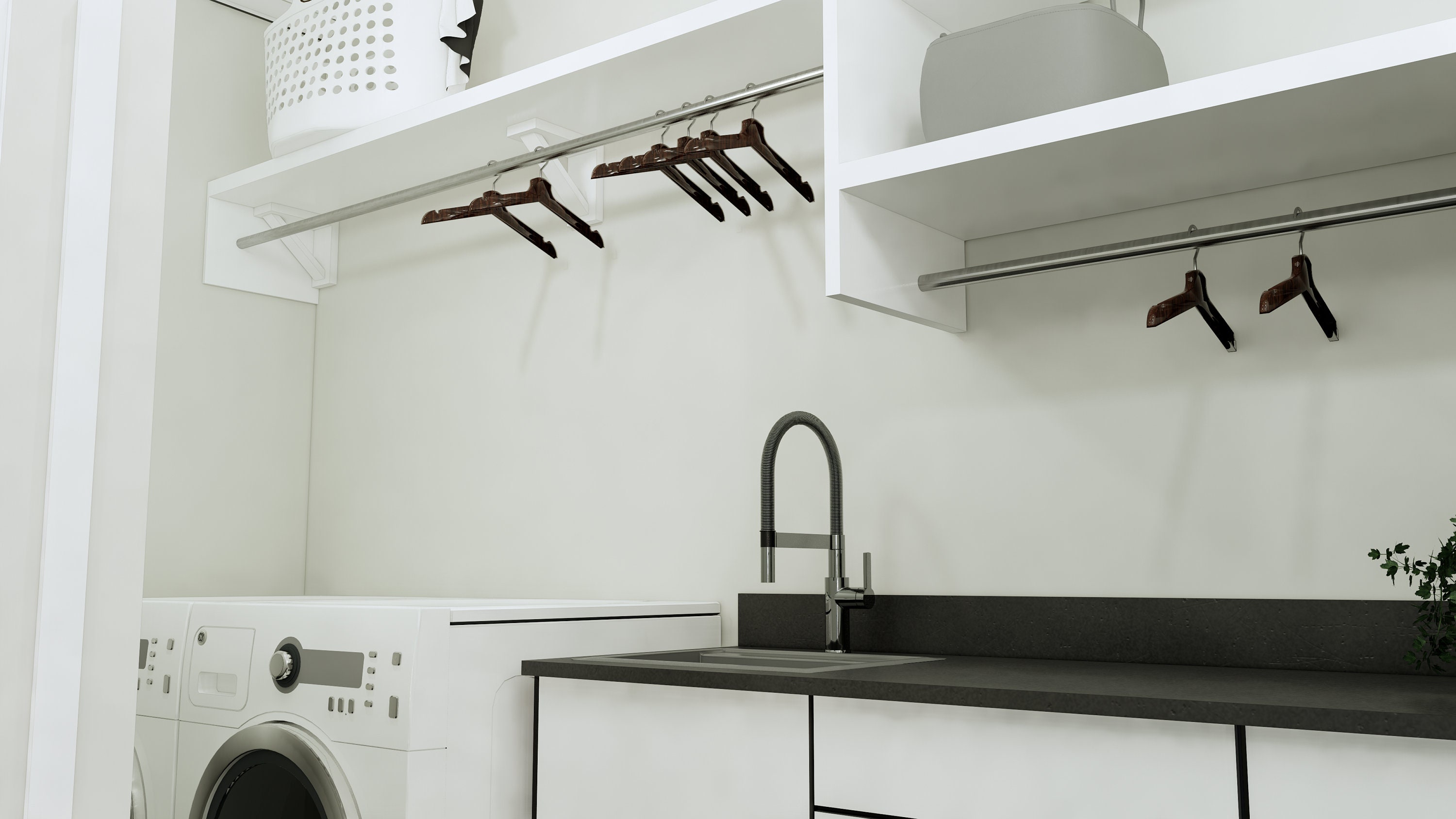 Custom 3D Laundry Room Renderings - Interior Design Visualization by ...