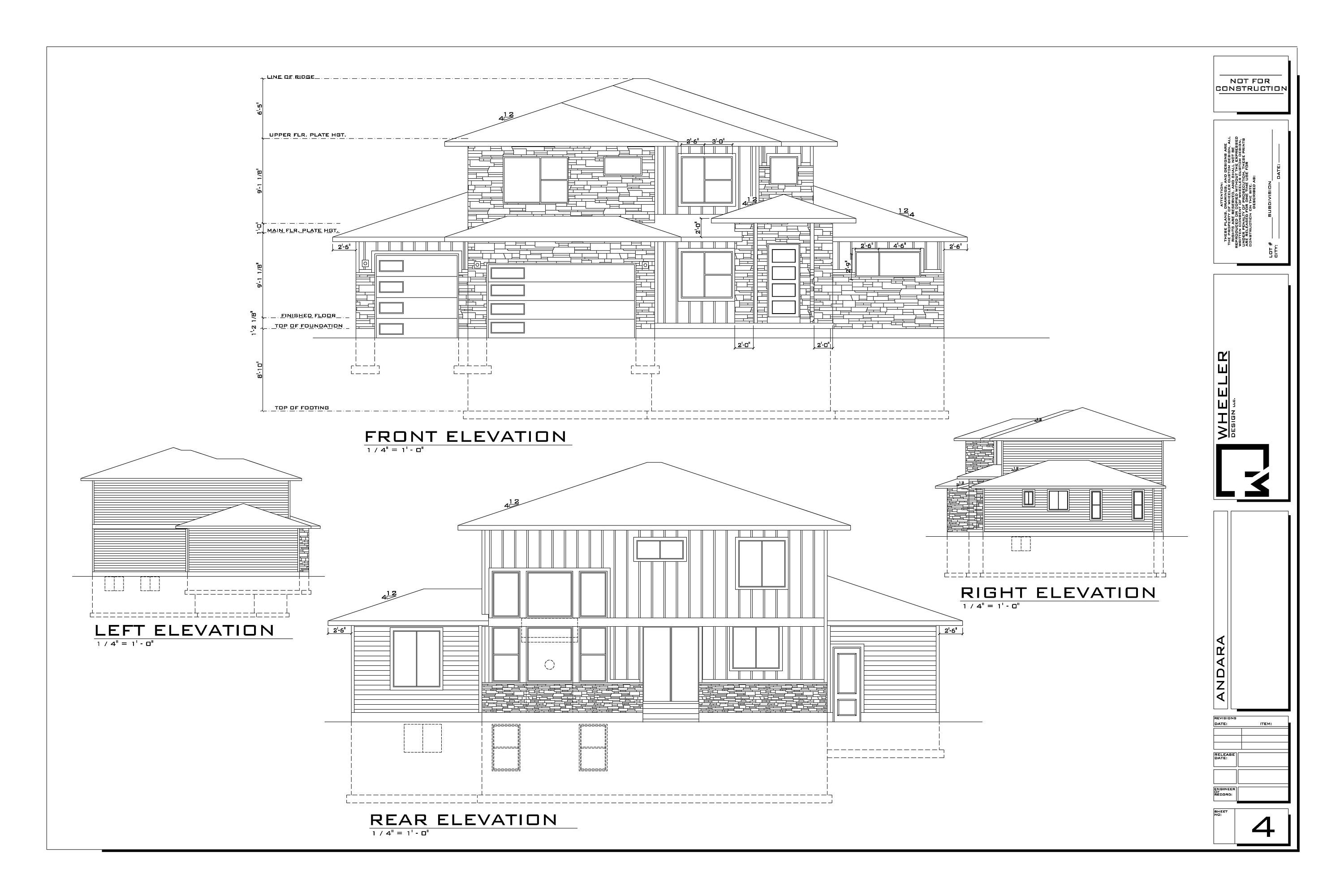 House Plans 4 Bedroom Blueprint, Modern House Plans With Blueprint ...