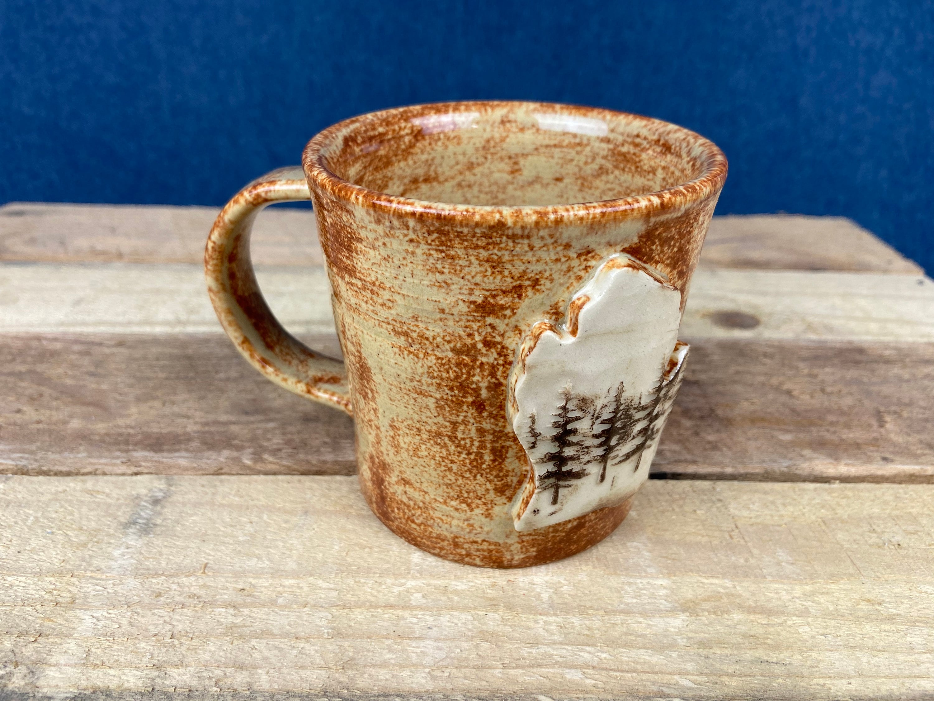 Coffee Mug Michigan Trees - Etsy