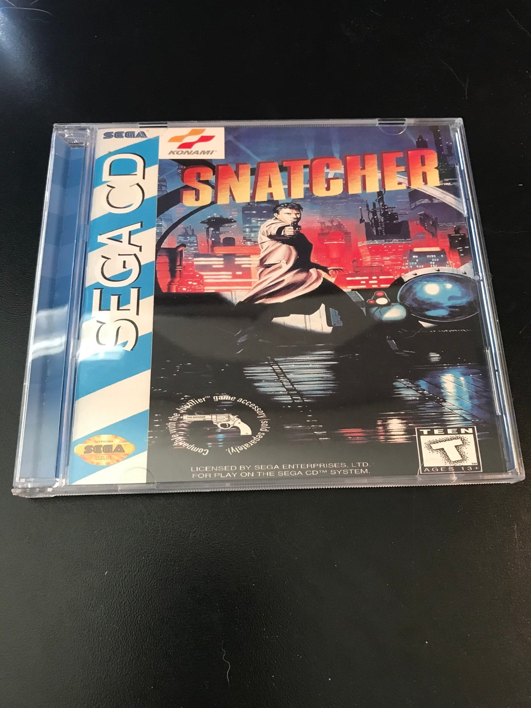CUSTOM Sega CD Snatcher Reproduction Case - Etsy