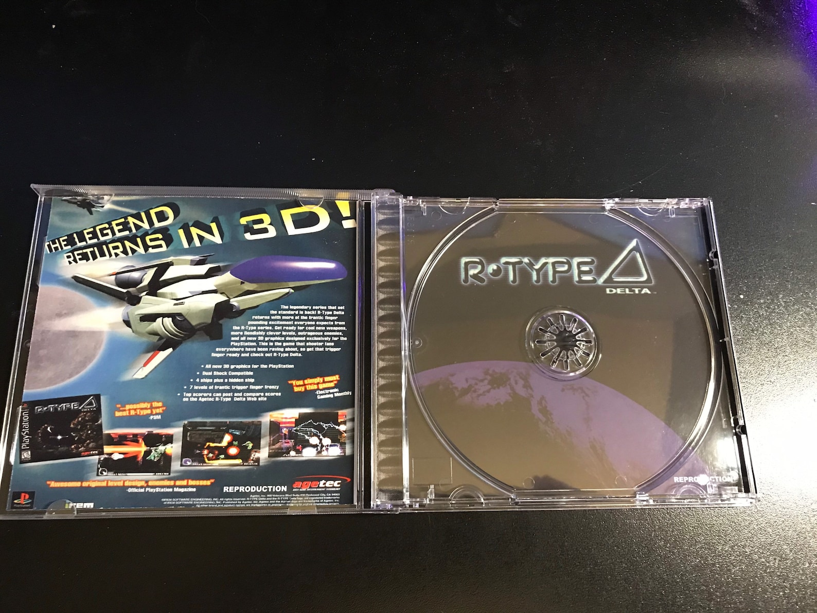 R-type Delta PS1 Reproduction Case - Etsy
