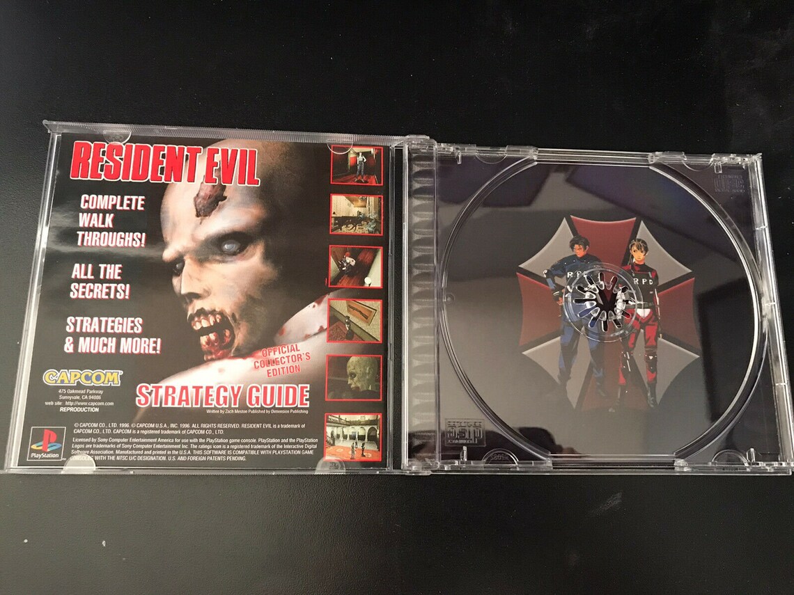 Resident Evil 1.5 PS1 Reproduction Case - Etsy