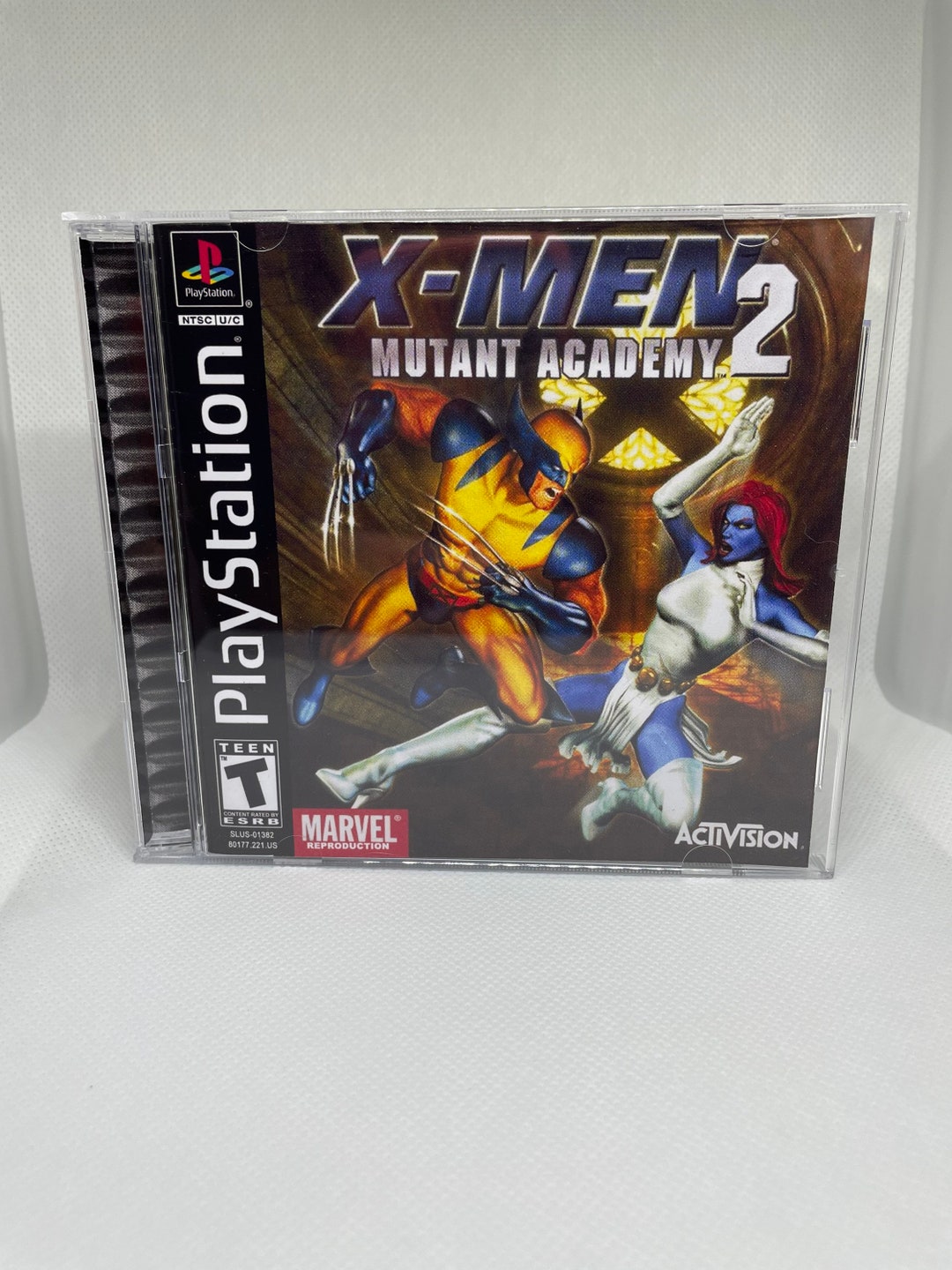 X-men Mutant Academy 2 PS1 Reproduction Case - Etsy
