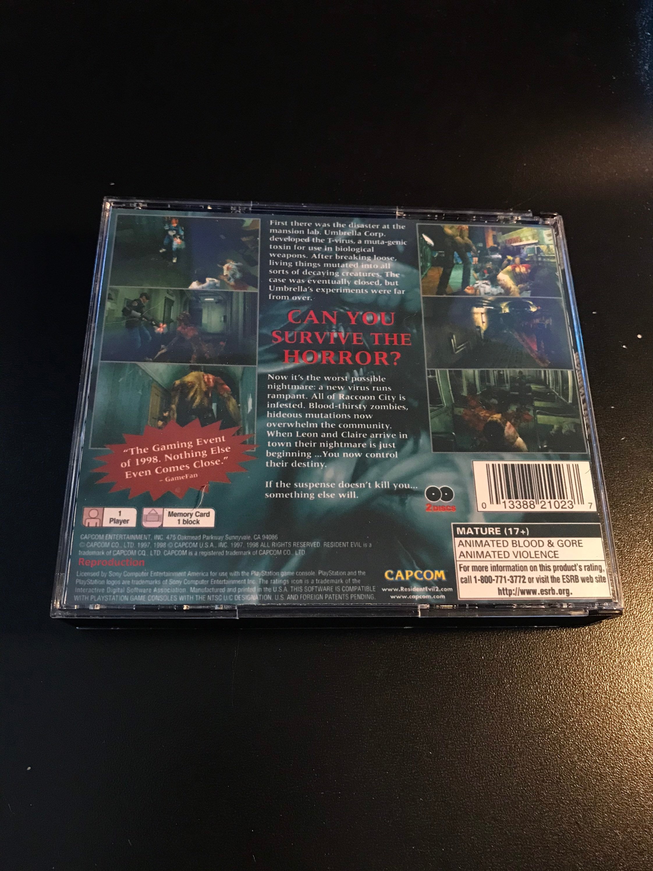 Resident Evil Series PS1 Reproduction Case NO DISC - Etsy Australia