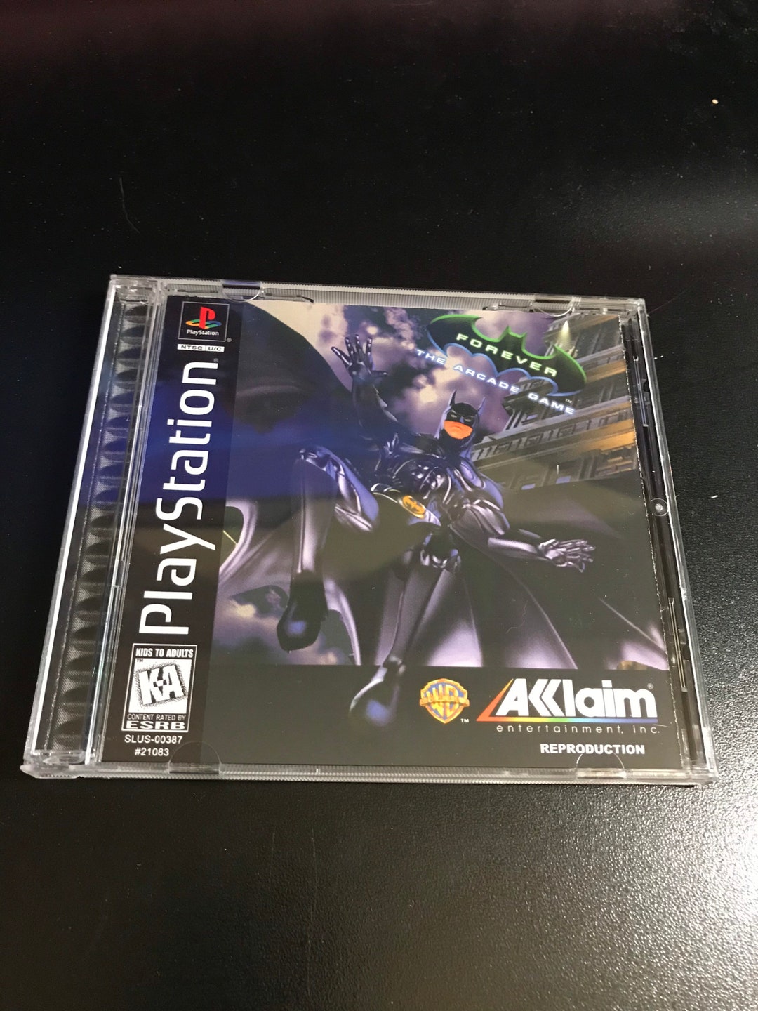 Batman Forever the Arcade Game PS1 Reproduction Case - Etsy