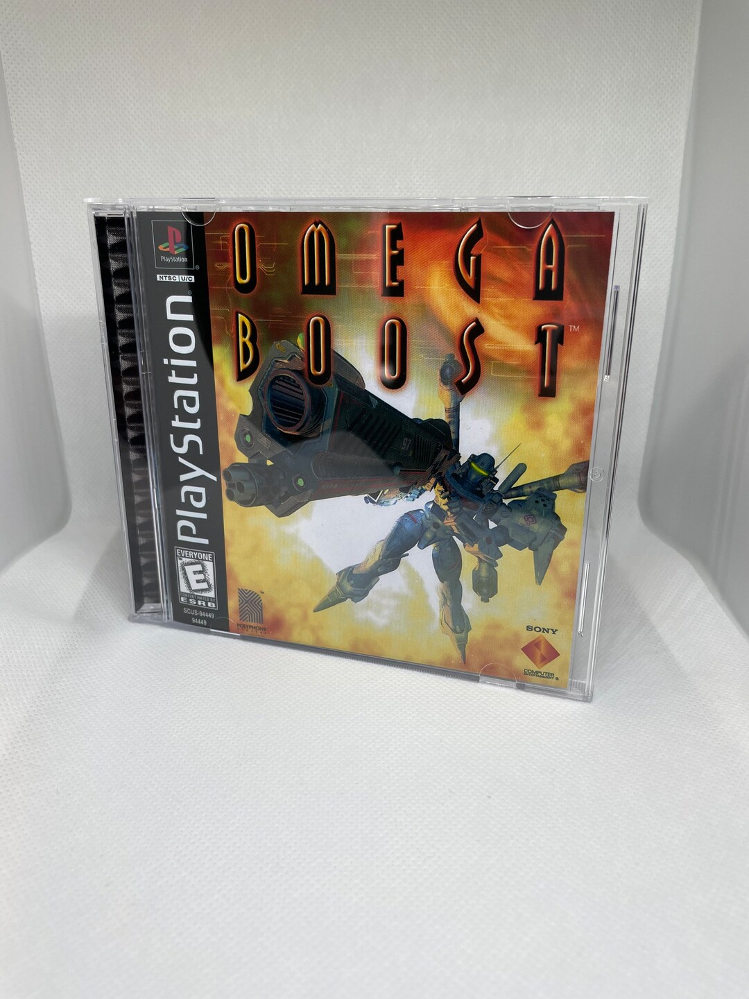 Omega Boost PS1 Reproduction Case - Etsy