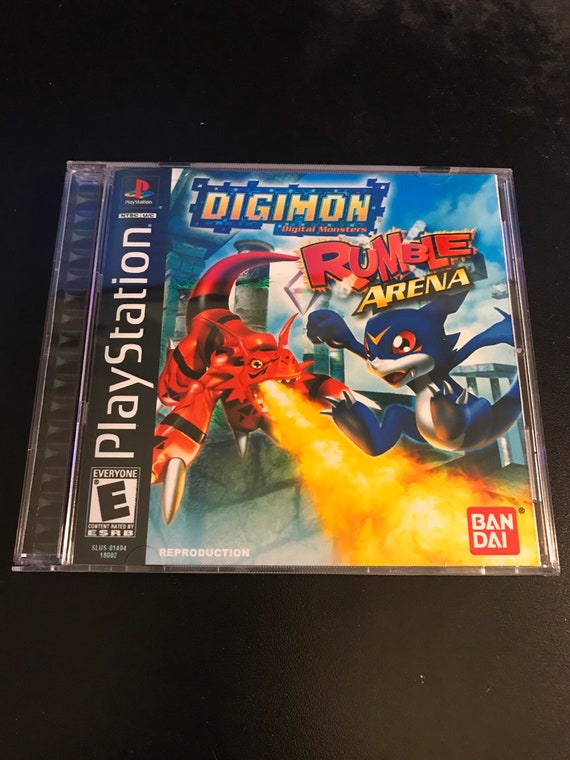 Digimon Rumble Arena PS1 Reproduction Case - Etsy