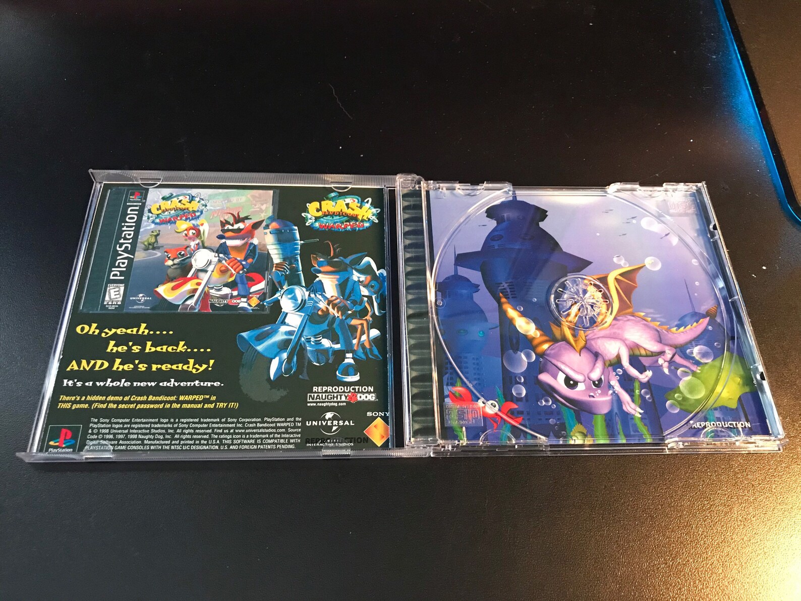 Spyro Series PS1 Reproduction Cases - Etsy