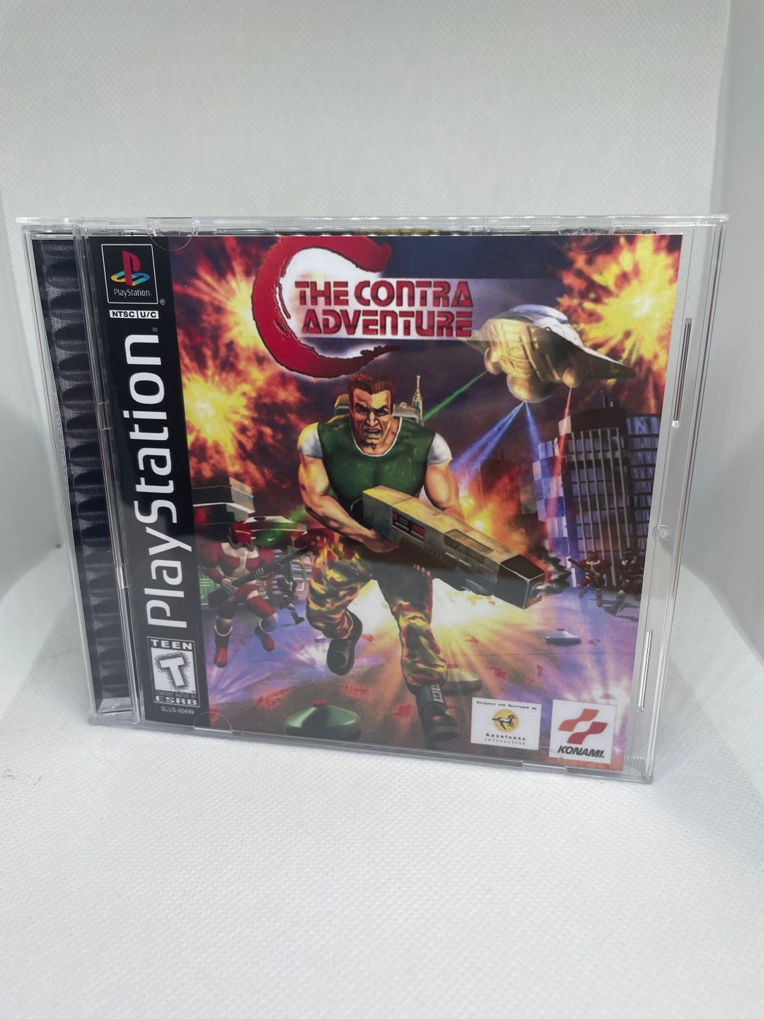 C: the Contra Adventure PS1 Reproduction Case - Etsy