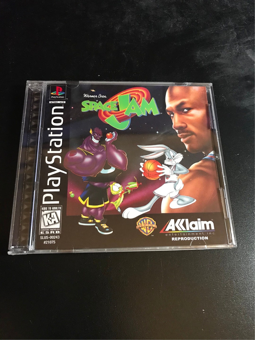 Space Jam PS1 Reproduction Case - Etsy