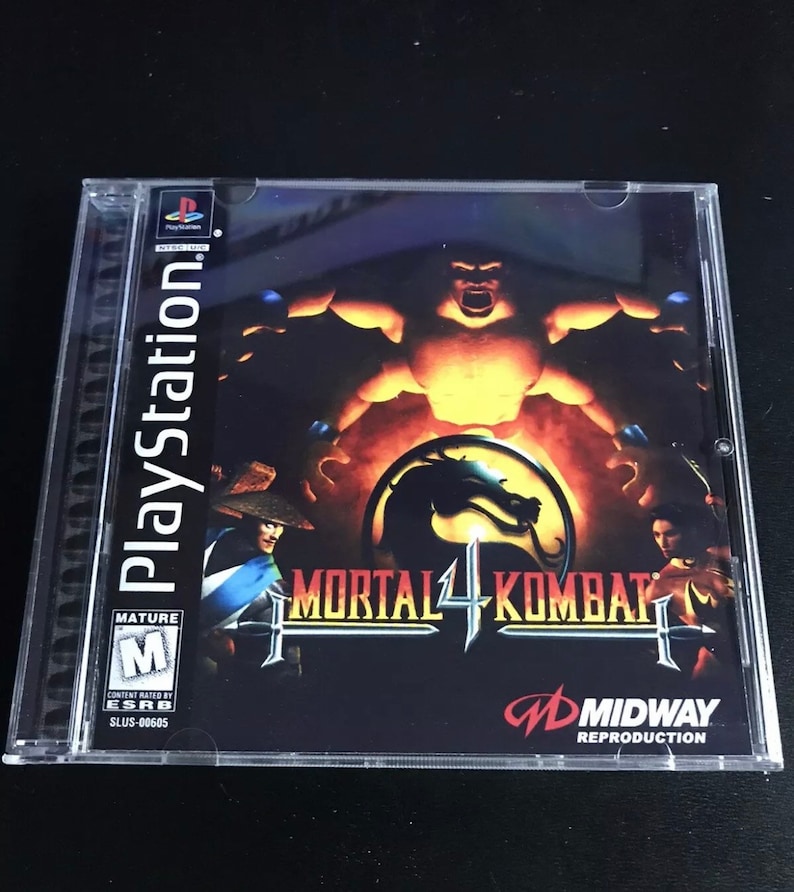 Mortal Kombat Series PS1 Reproduction Case - Etsy